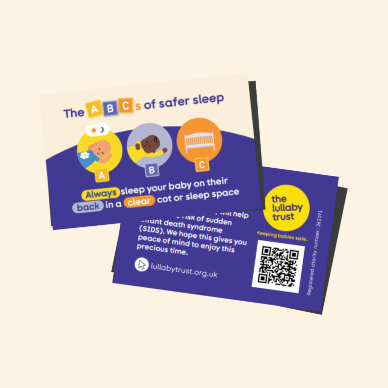 ABCs of Safer Sleep Poster | The Lullaby Trust