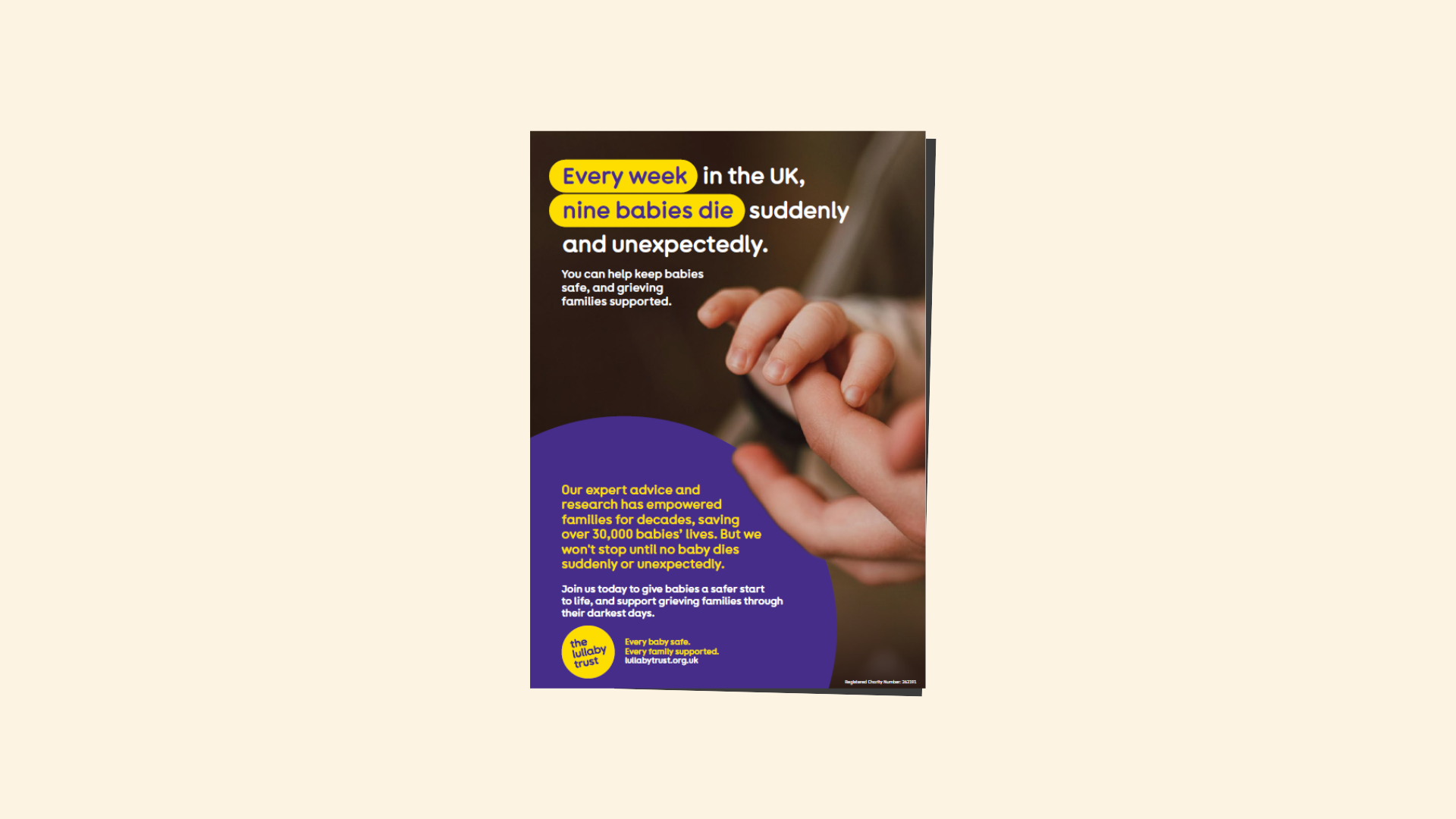 About The Lullaby Trust poster (1) | The Lullaby Trust